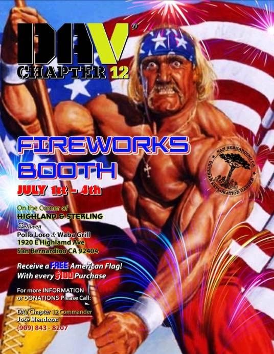 DAV Chapter 12 Fireworks Booth